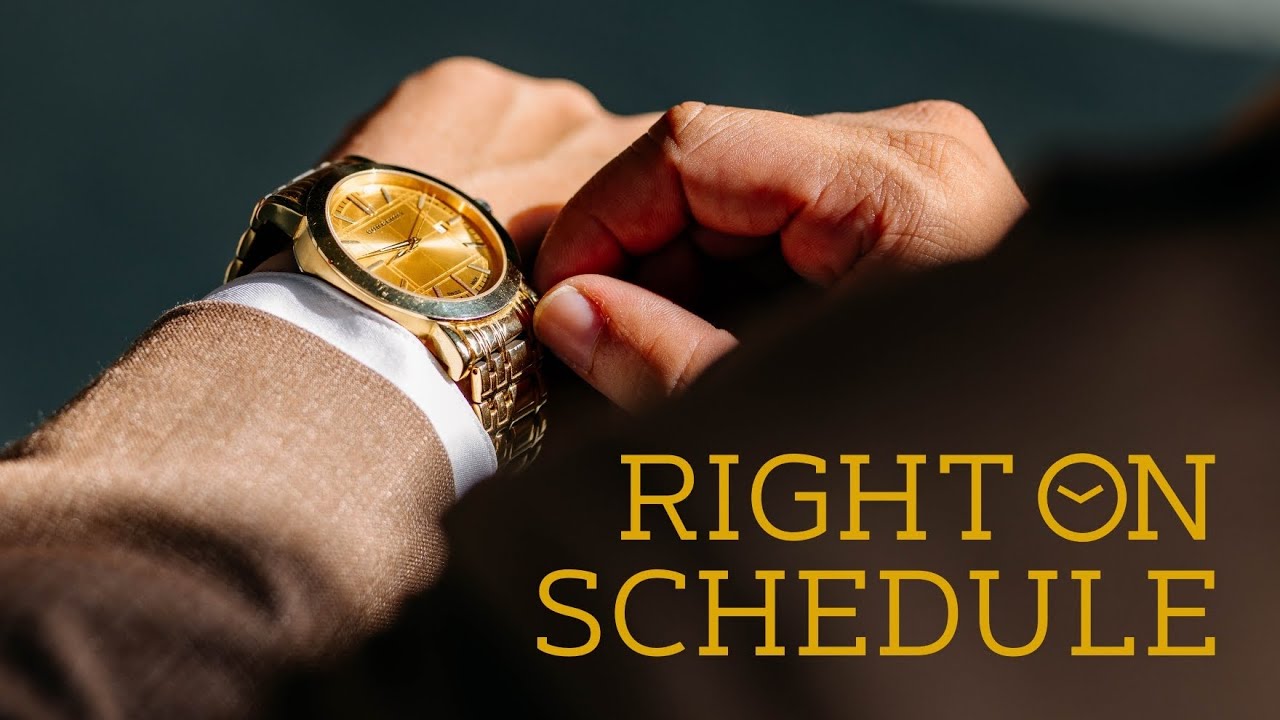 Monday Meditation: Right on Schedule - Westbank Bible Chapel